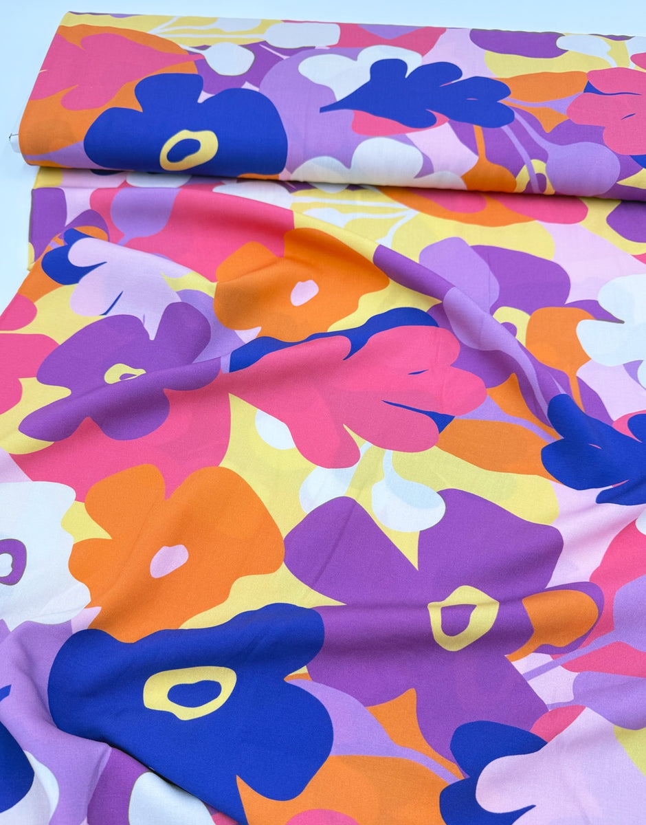 Purple Trail Run Lenzing Ecovero Viscose Fabric, Nerida Hansen – Clothkits