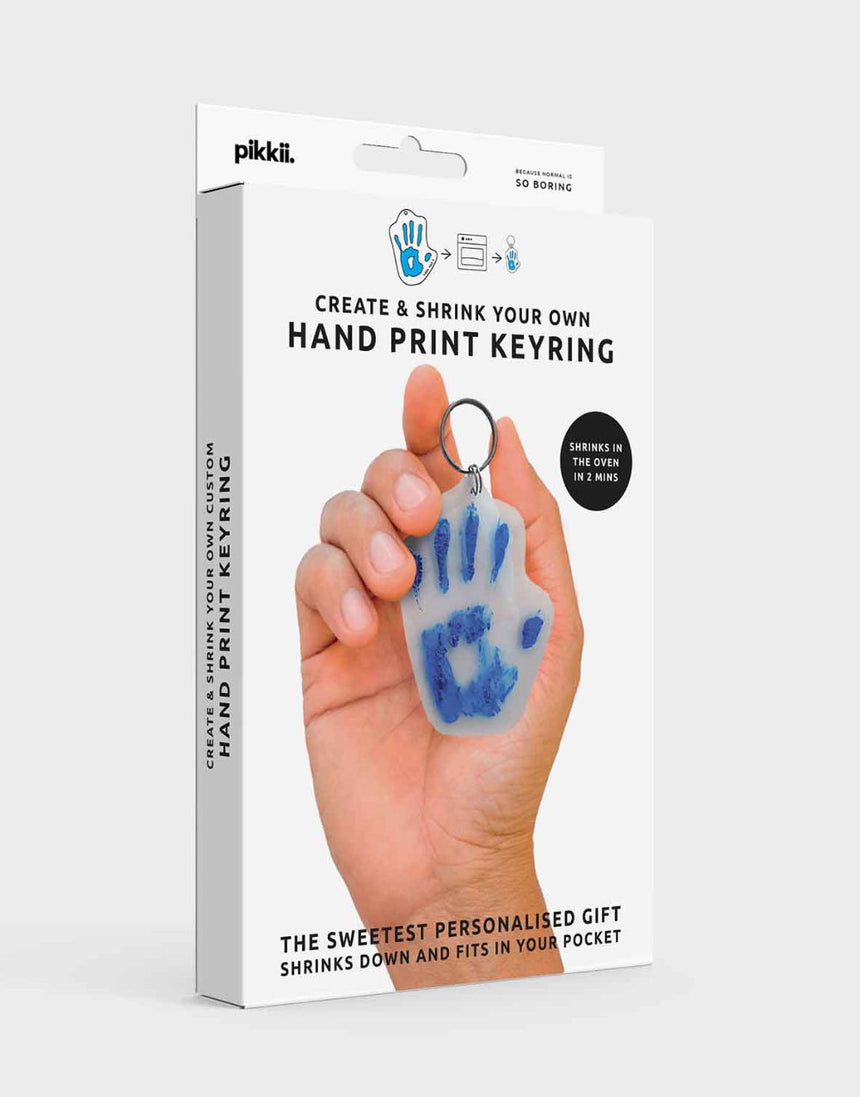 Hand Print Shrink Keyring Kit, Pikkii – Clothkits