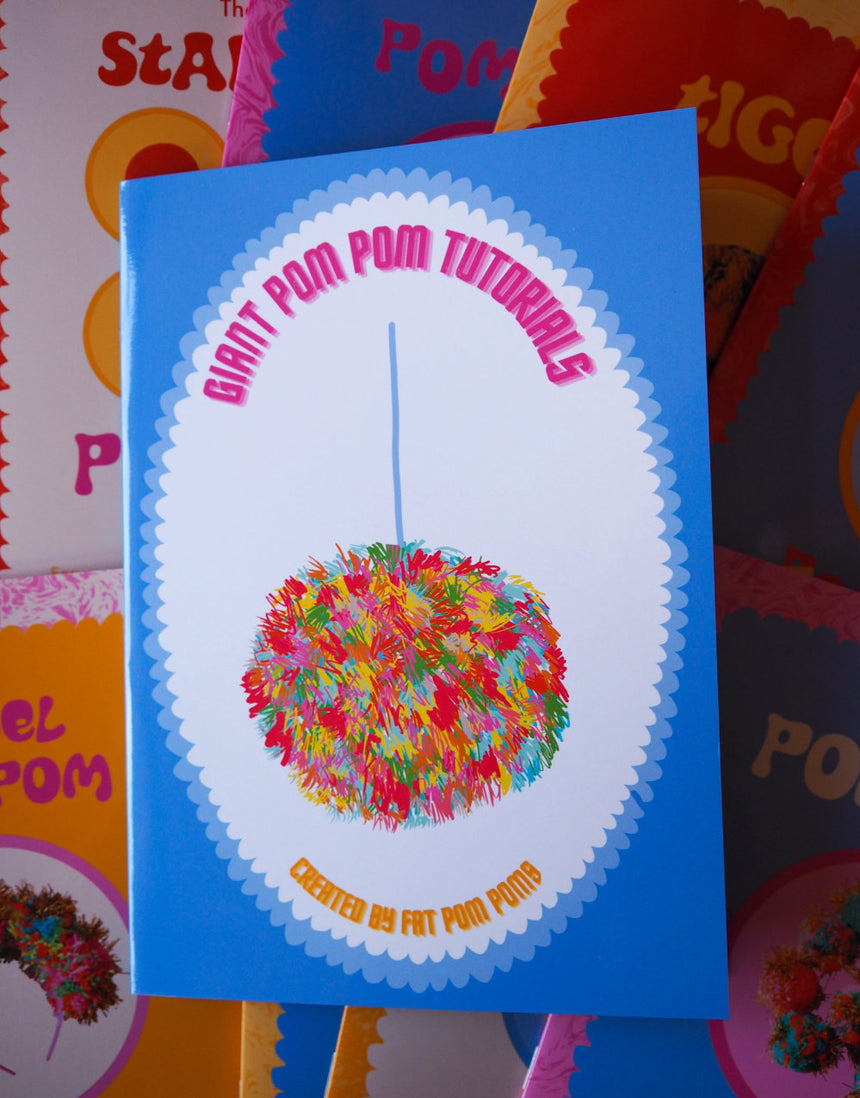 Giant Pom Pom Making Kit, Fat Pom Poms – Clothkits