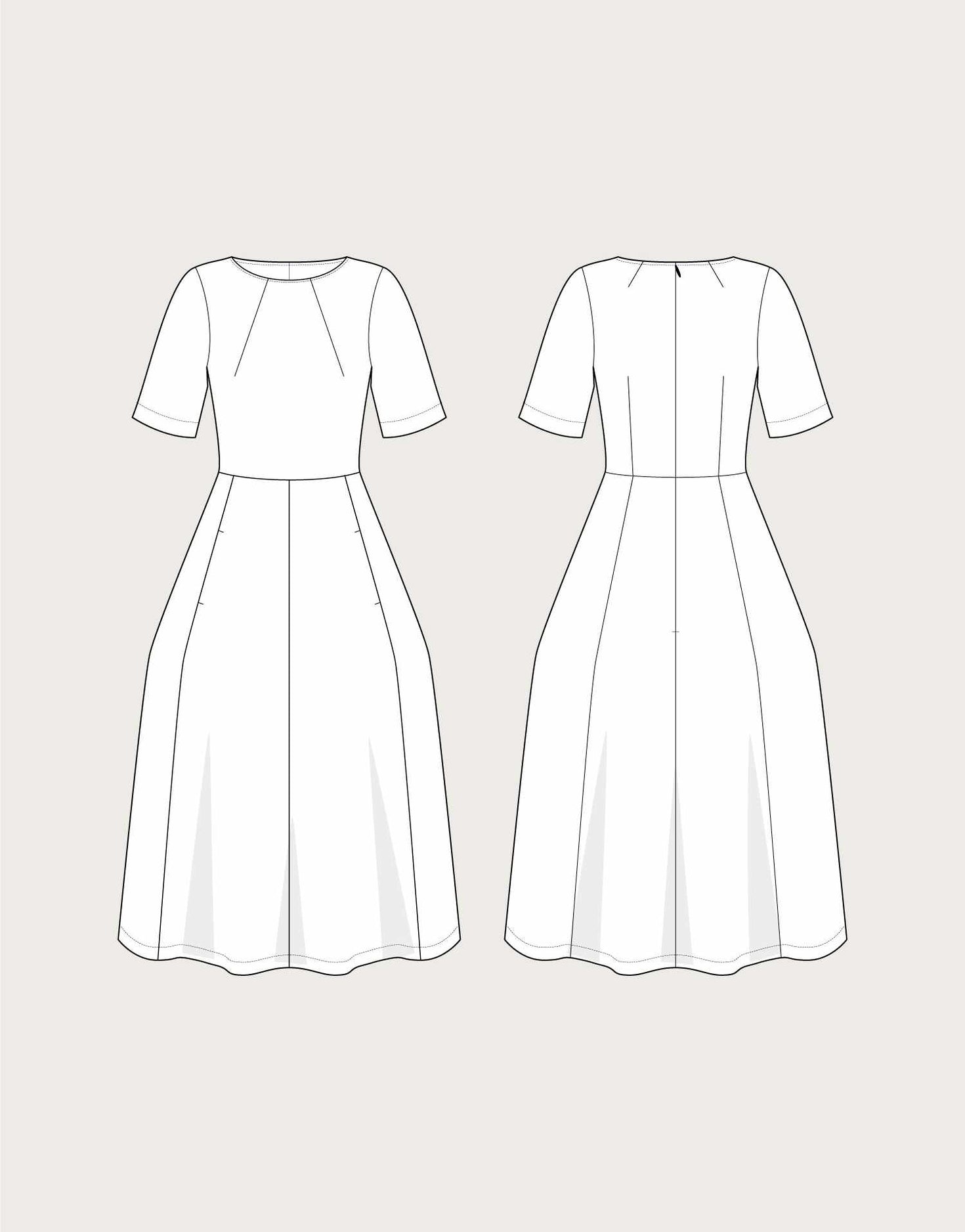Tulip Dress Sewing Pattern, The Assembly Line – Clothkits