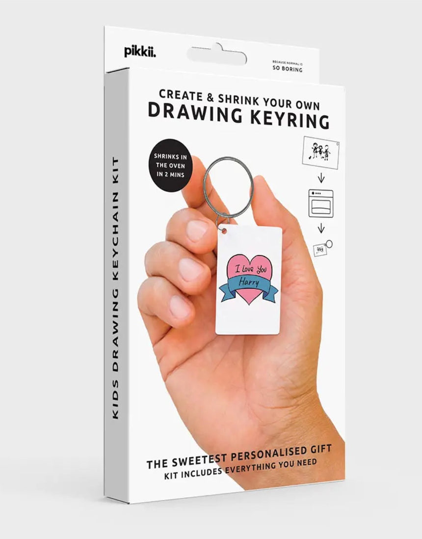 Drawing Shrink Keyring Kit, Pikkii – Clothkits