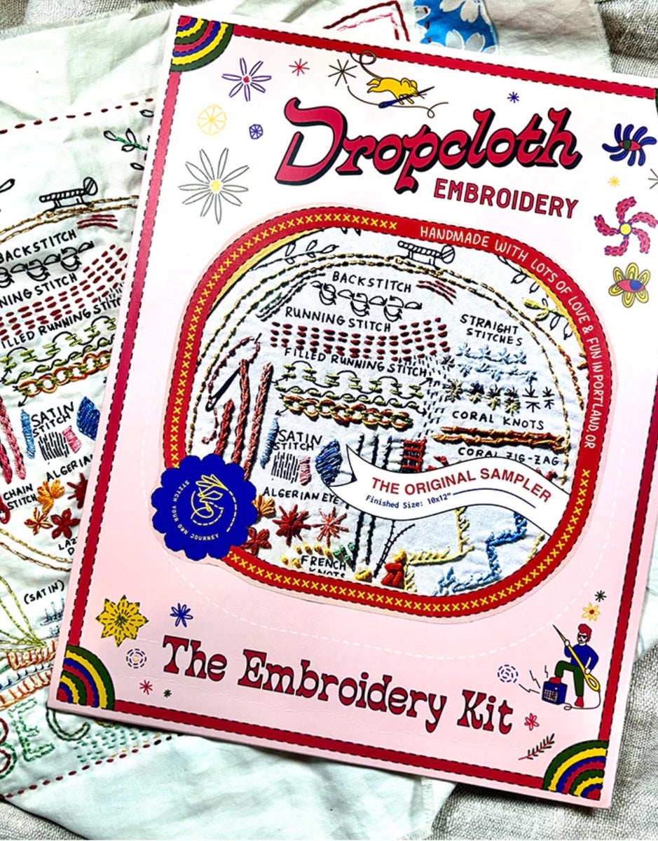 The Original Embroidery Sampler Kit by Dropcloth – Clothkits