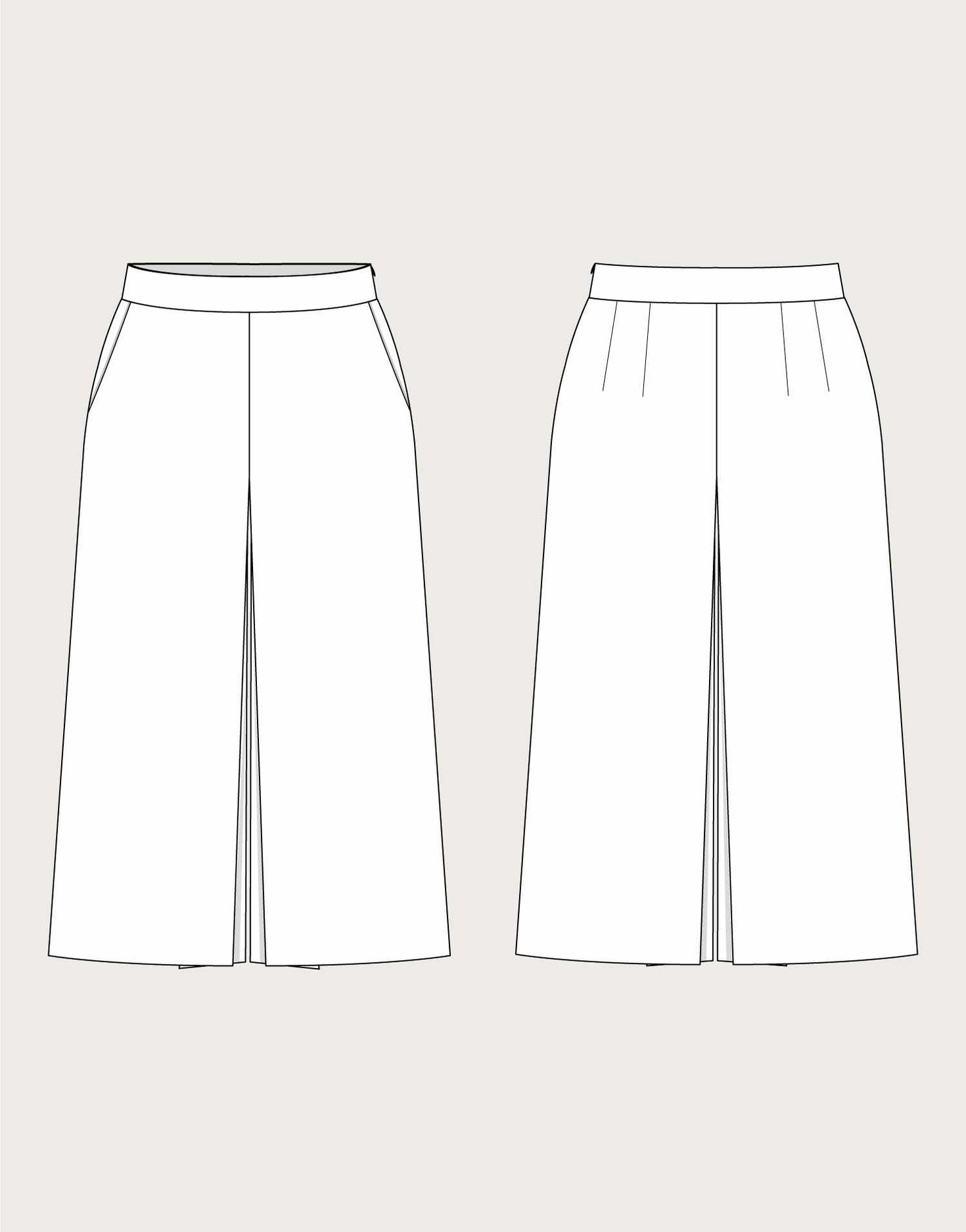 Culottes Sewing Pattern, The Assembly Line – Clothkits