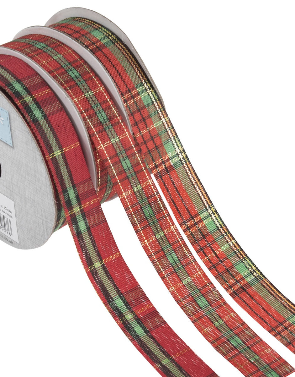 Tartan Ribbon Trio of Festive Classics – Clothkits