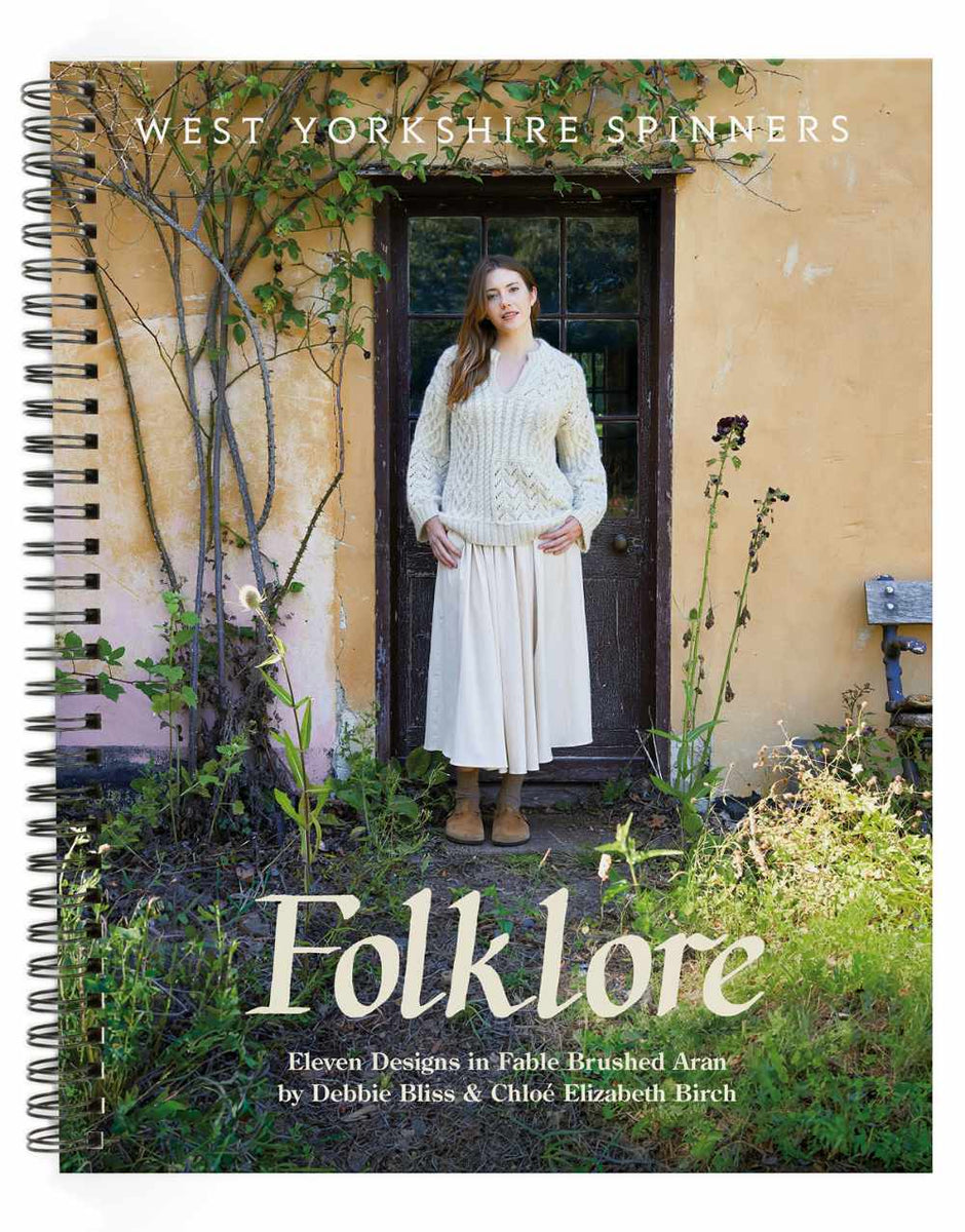 Fable Brushed Aran Folklore Pattern Book by Debbie Bliss and Chloé Eli – Clothkits
