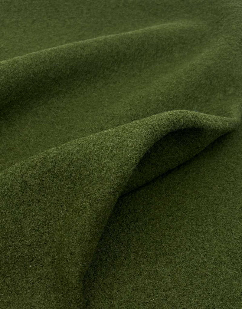Green 100% Boiled Wool Fabric – Clothkits