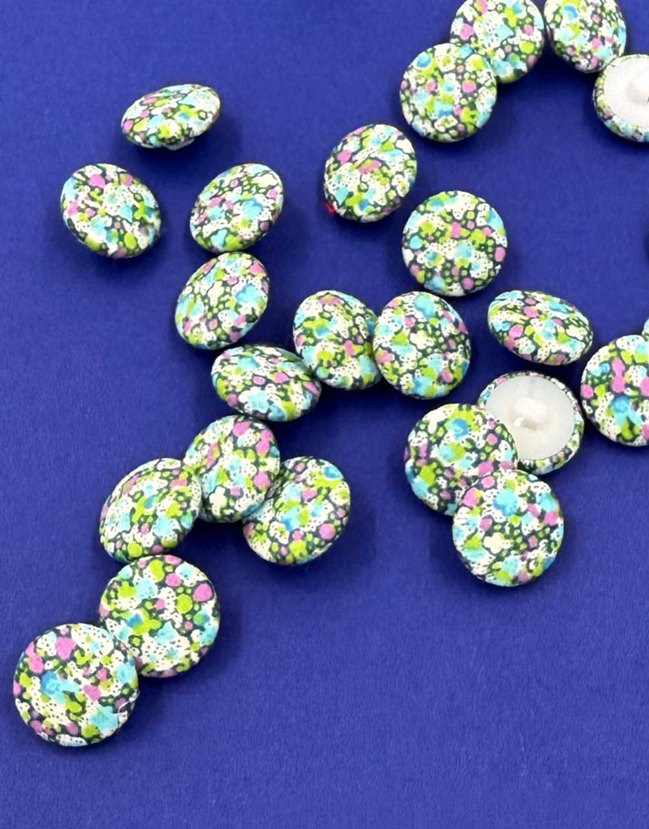 Liberty Fabrics Shank Buttons x 1 Button, 15mm, Pepper – Clothkits