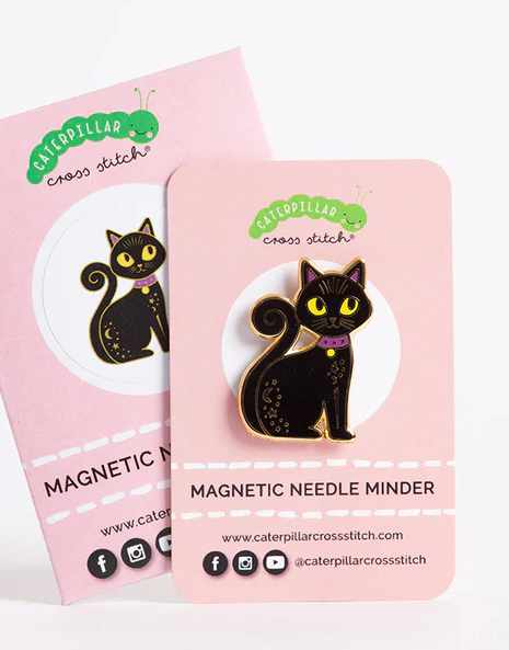 Black Cat Magnetic Needle Minder – Clothkits