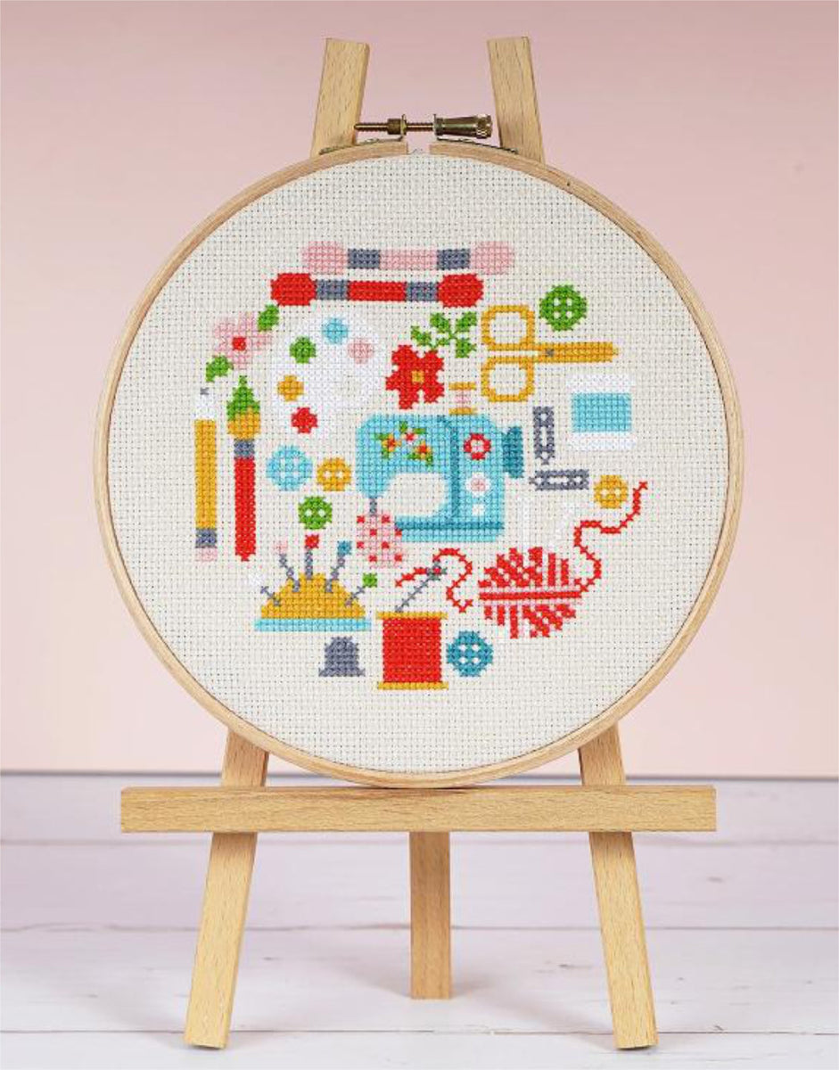 Oh Sew Crafty Cross Stitch Kit, Caterpillar Cross Stitch – Clothkits