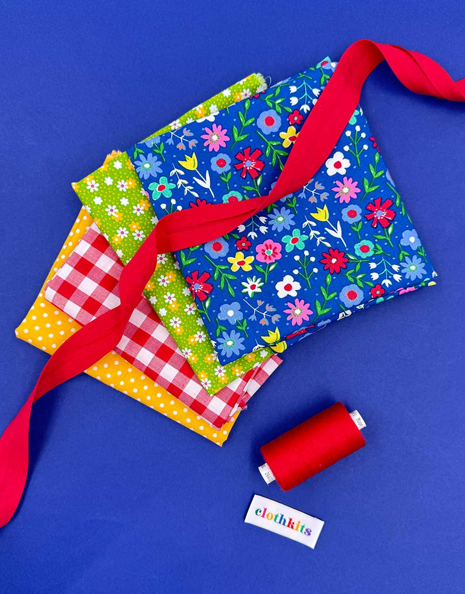 Sew Your Own Bunting Kit, Primary Brights – Clothkits