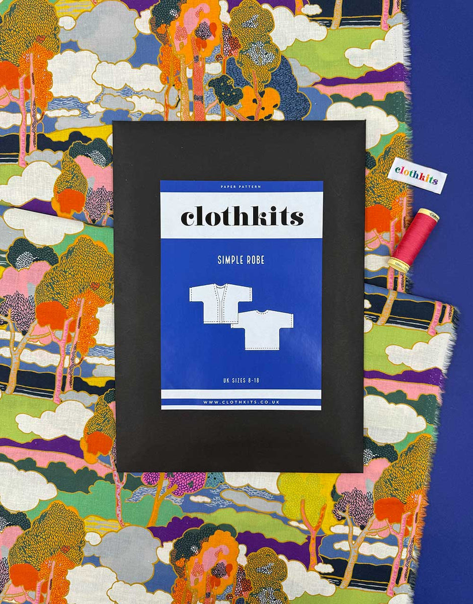 Clothkits® Simple Robe Dressmaking Kit in Liberty Prospect Road Linen