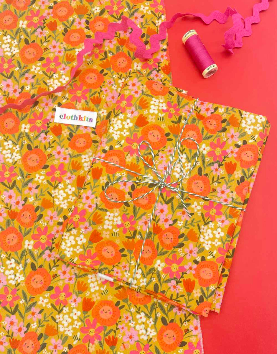 Cotton Easy Gathered Skirt with Ric Rac, Children's Dressmaking Kit ...