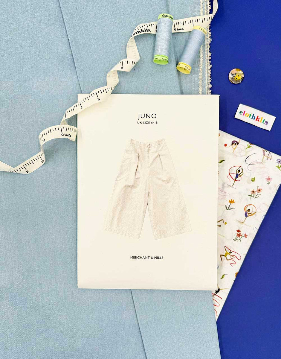 Denim Juno Culottes Dressmaking Kit, Merchant & Mills – Clothkits