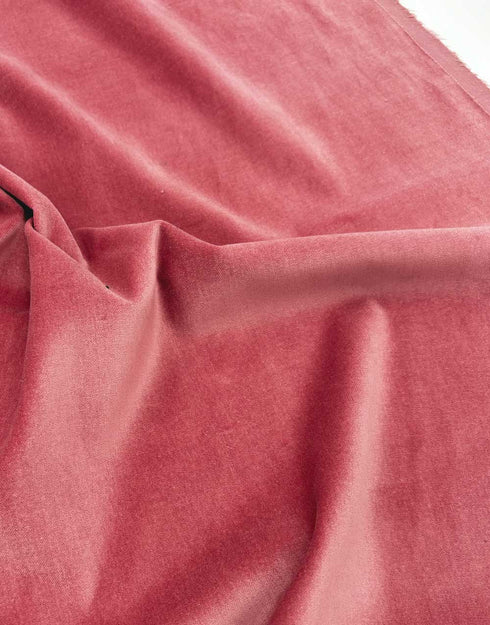Dusty Pink Cotton Velvet Fabric – Clothkits