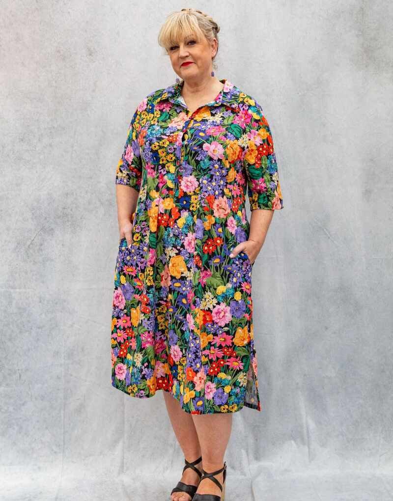 Zoe Shirt Dress Sewing Pattern, Emporia Patterns – Clothkits
