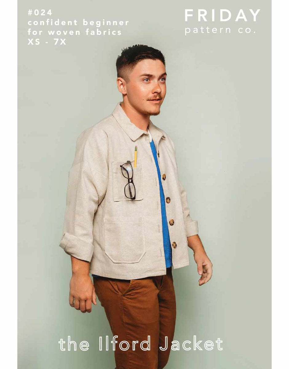 The Ilford Jacket Sewing Pattern, Friday Pattern Company – Clothkits