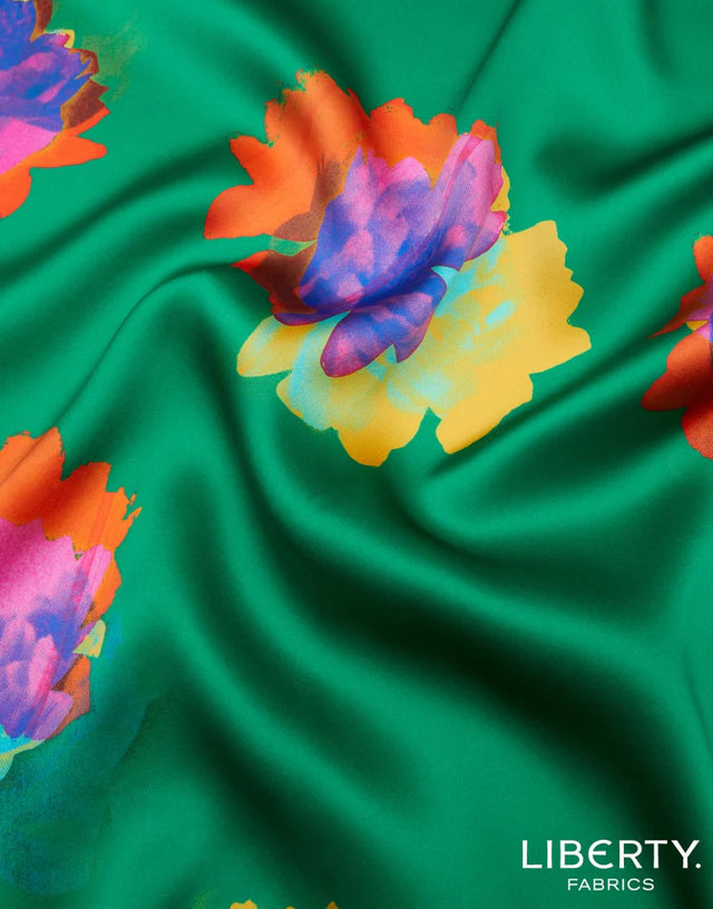 Remnant 1.5m - Liberty Fabrics Belgravia Silk Satin, Cunningham A ...