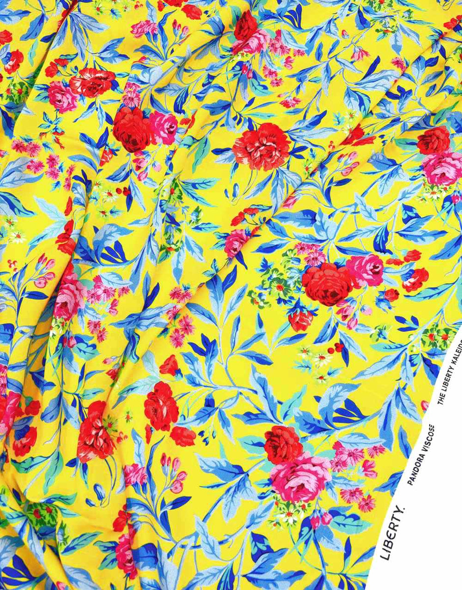 Liberty Fabrics Pandora Viscose, Matilda Bloom B – Clothkits