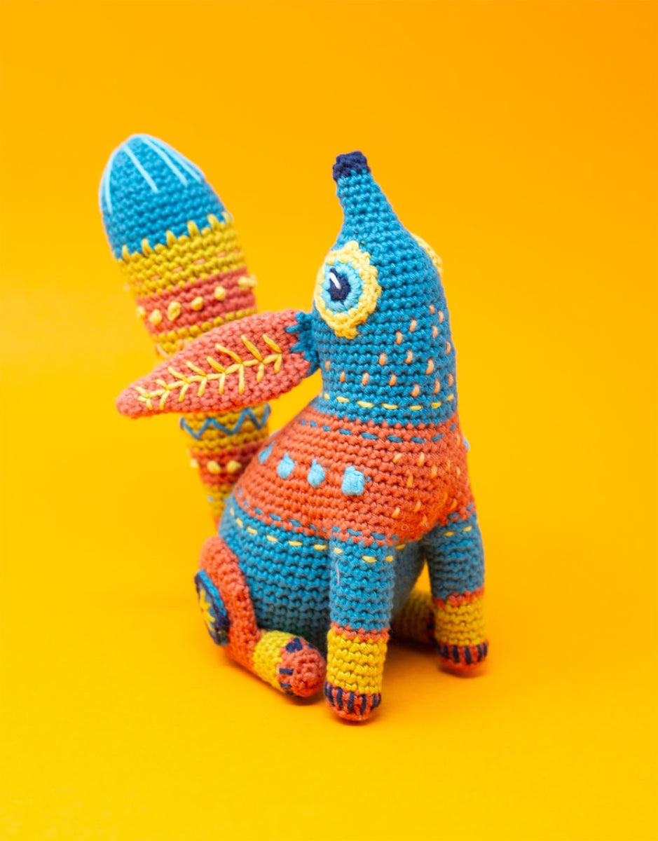 Fox Amigurumi Crochet Kit, Make Me Roar – Clothkits