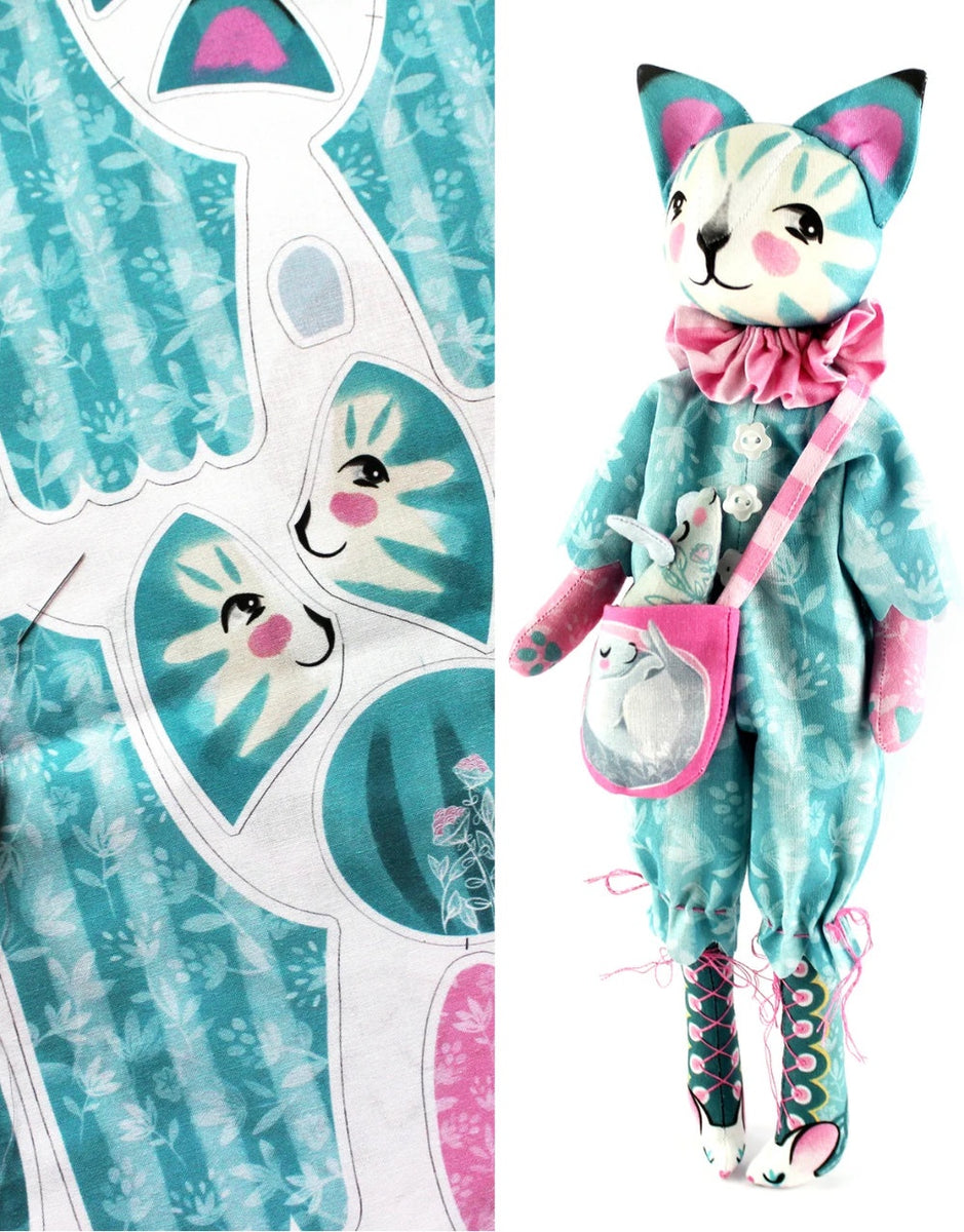 Candy the Clown Cat Sewing Kit, Miss Ella – Clothkits