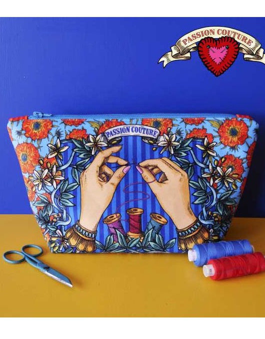 Couture Passion Blue Pouch Kit, Odile Bailloeul Sewing Kit – Clothkits