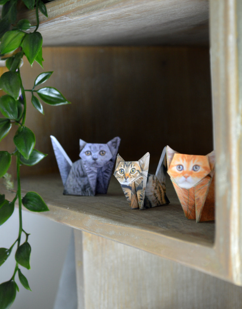 Paper Cats | Fold Your Own Paper Cats, Pikkii – Clothkits