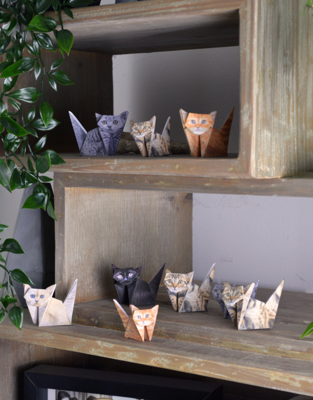 Paper Cats | Fold Your Own Paper Cats, Pikkii – Clothkits