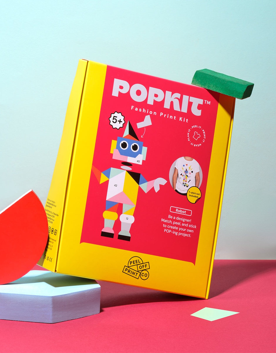 Robot Peel Off & Print Fashion Design DIY Kit, PopKits – Clothkits