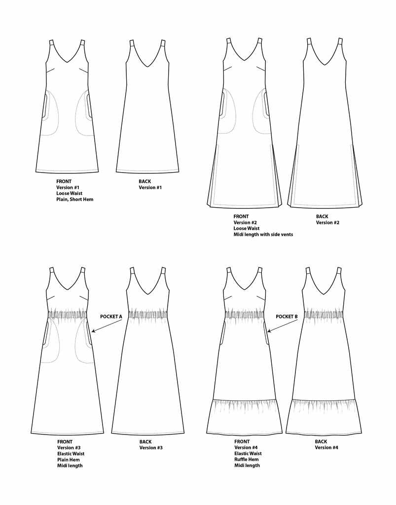 Sauvie Sundress Sewing Pattern, Sew House Seven – Clothkits
