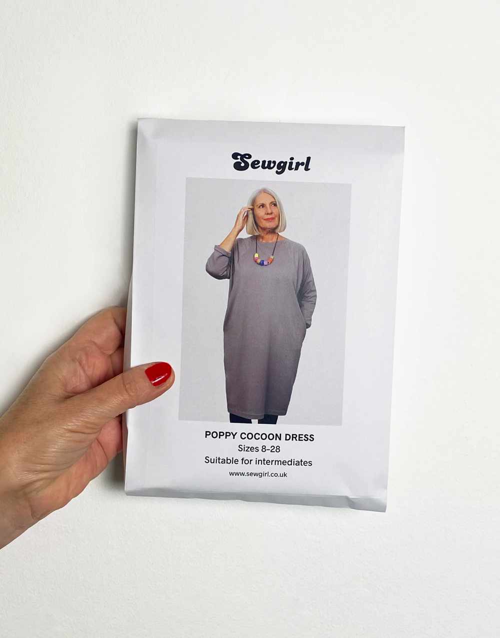 Poppy Cocoon Dress Sewing Pattern, Sewgirl – Clothkits