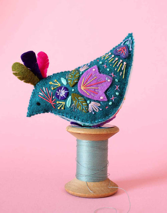 Queenie the Quail Embroidered Instruction Booklet, Sewyeah – Clothkits