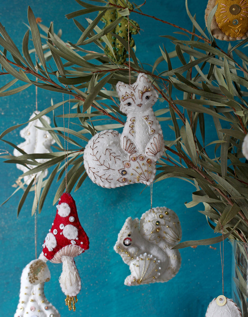 Woodland Ornaments / Wreath and Decorations Embroidery Pattern Booklet ...