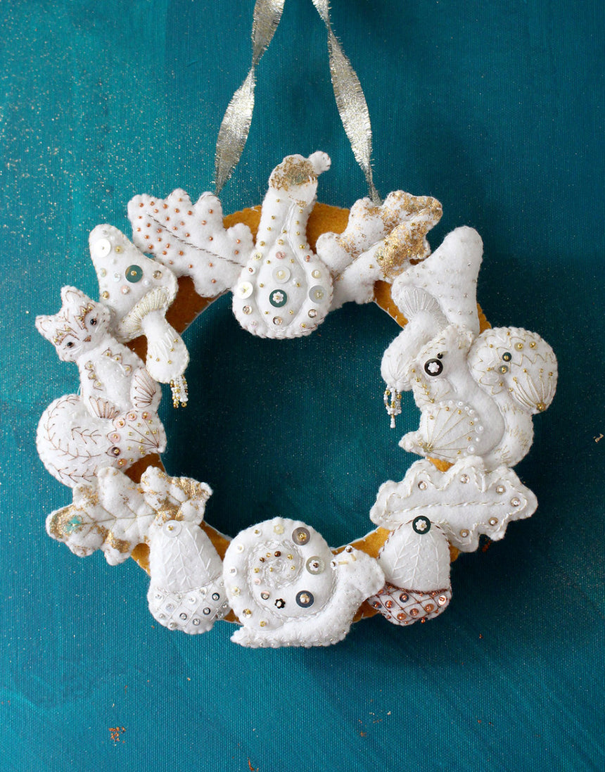 Woodland Ornaments / Wreath and Decorations Embroidery Pattern Booklet ...