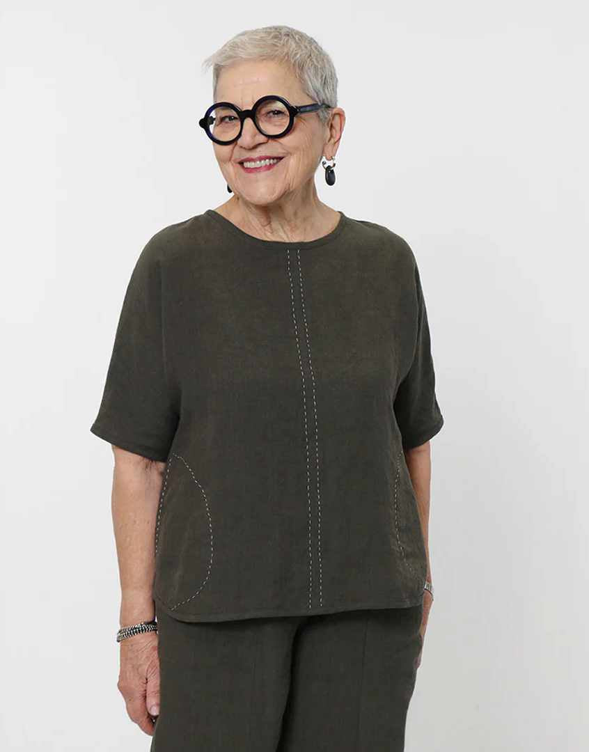 Cora Top Sewing Pattern, Tessuti – Clothkits