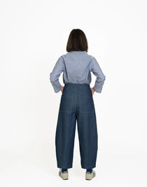 Barrel Leg Trousers Sewing Pattern, The Assembly Line – Clothkits