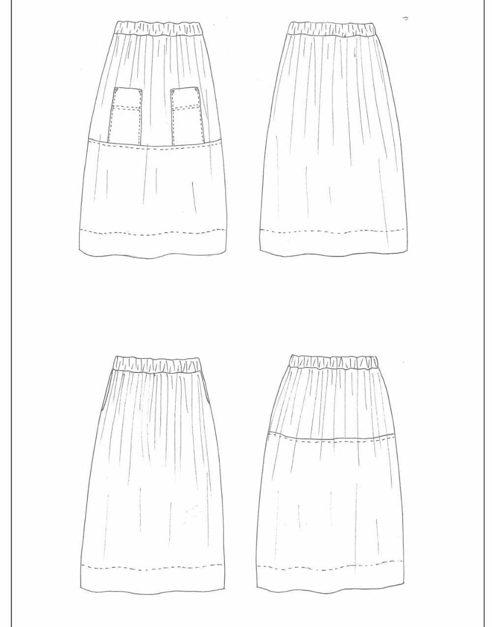 Block Pants Zero Waste Sewing Pattern PDF, Birgitta Helmersson – Clothkits