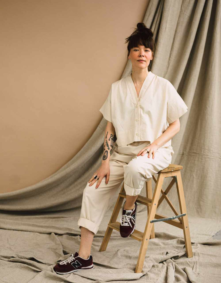 Cropped Shirt Zero Waste Sewing Pattern PDF, Birgitta Helmersson ...