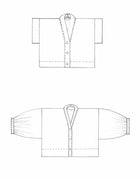 Cropped Shirt Zero Waste Sewing Pattern PDF, Birgitta Helmersson ...