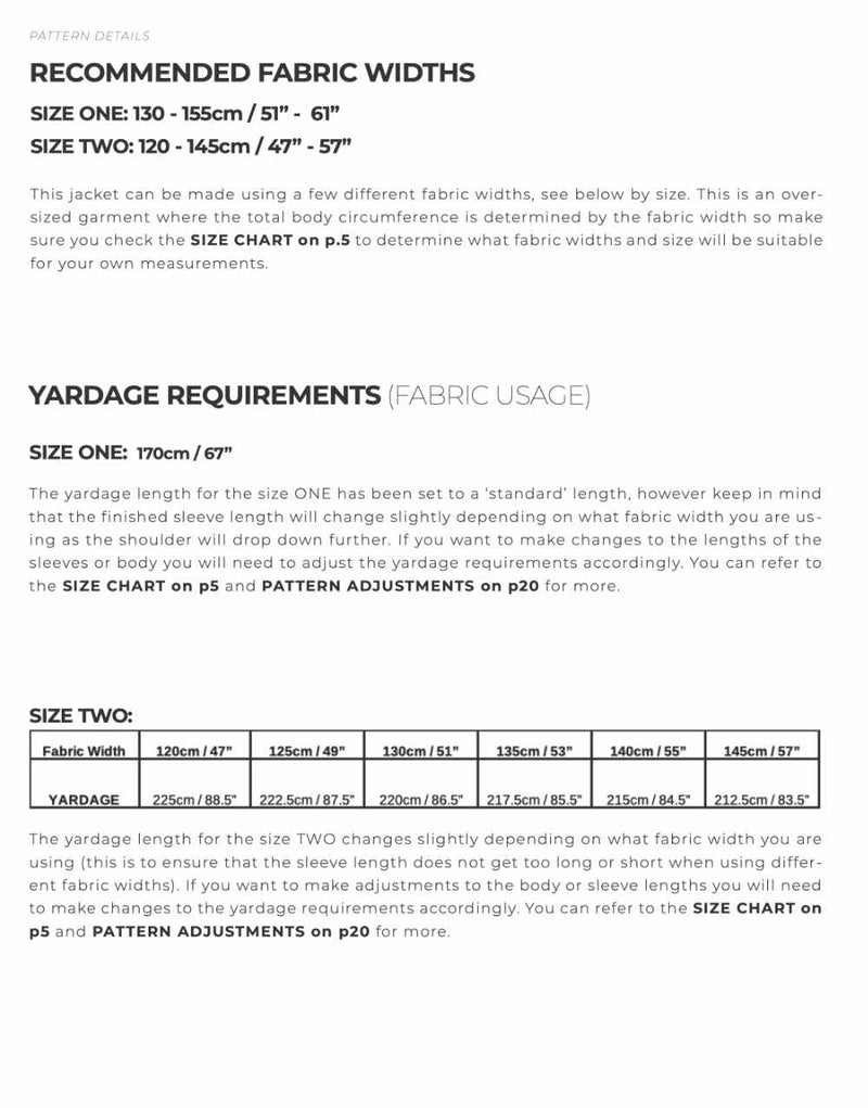 Unisex Workwear Jacket Zero Waste Sewing Pattern PDF Immediate Downloa ...