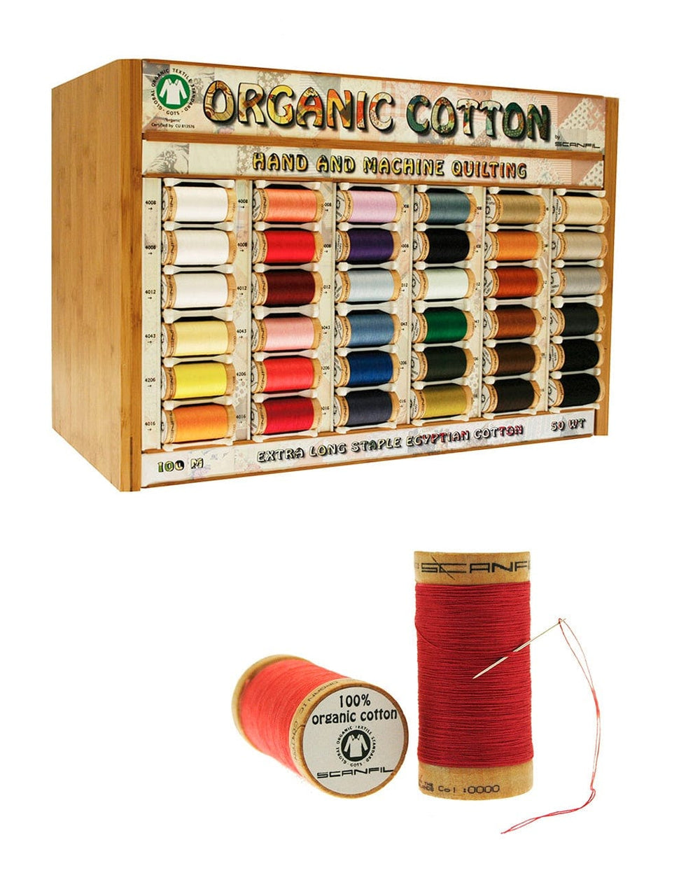 Scanfil Organic Cotton Thread 100m Spools – Clothkits