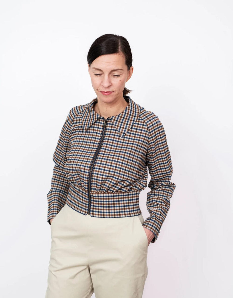 Cropped Jacket Sewing Pattern, The Assembly Line – Clothkits