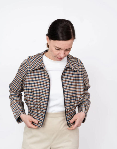Cropped Jacket Sewing Pattern, The Assembly Line – Clothkits