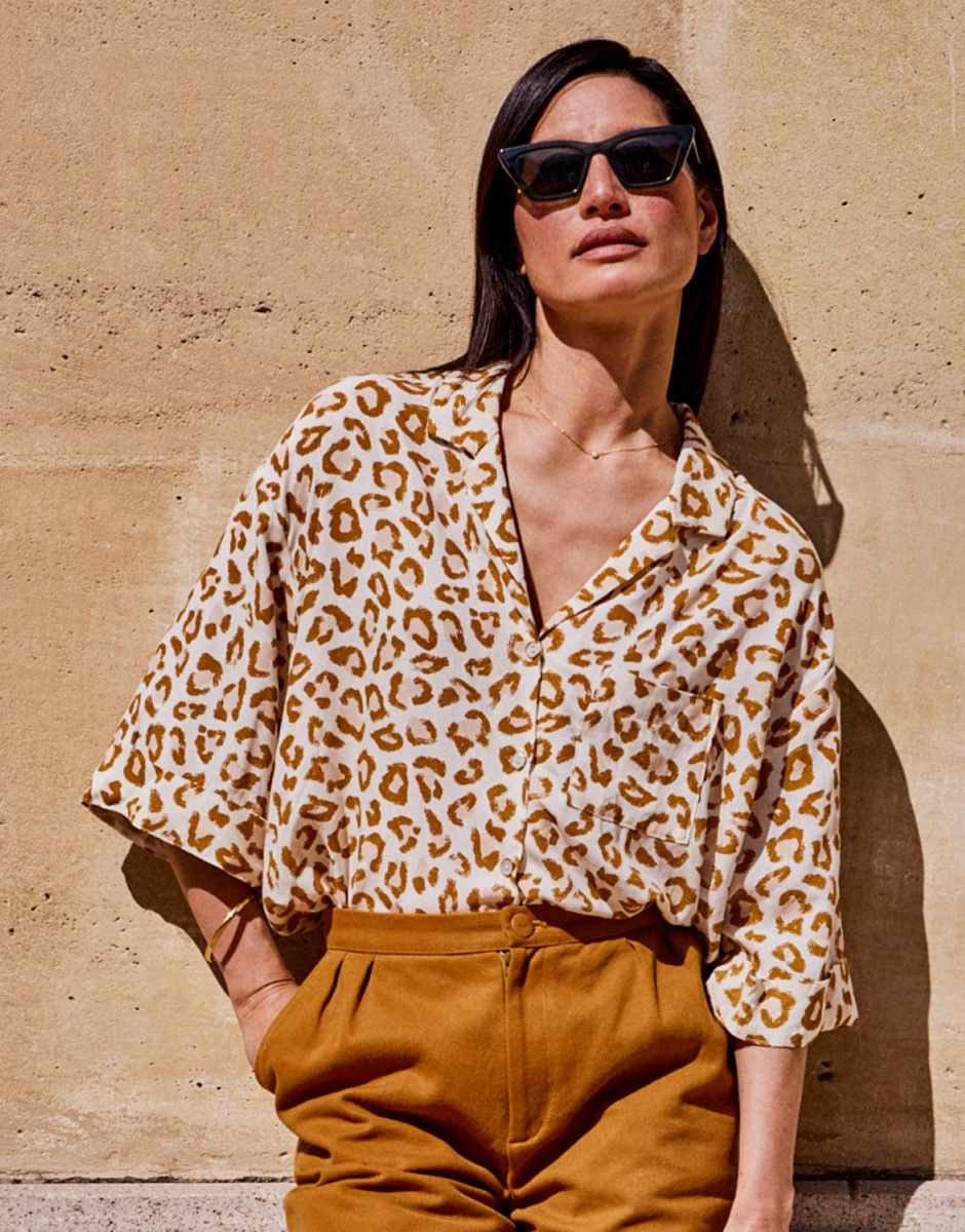 La Chemisette Blouse Sewing Pattern, Atelier Brunette – Clothkits