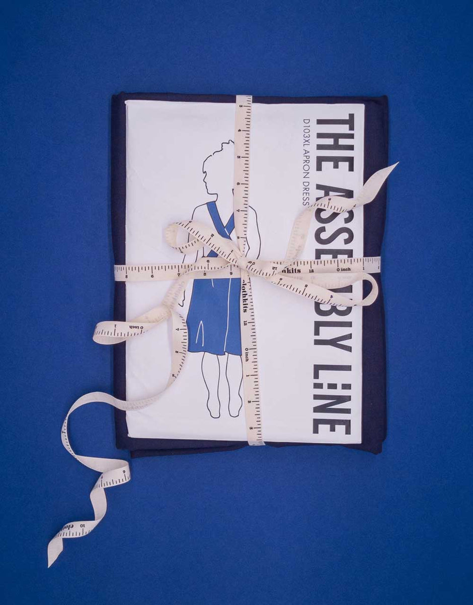 The Assembly Line Apron Dress, Complete Dressmaking Kit – Clothkits