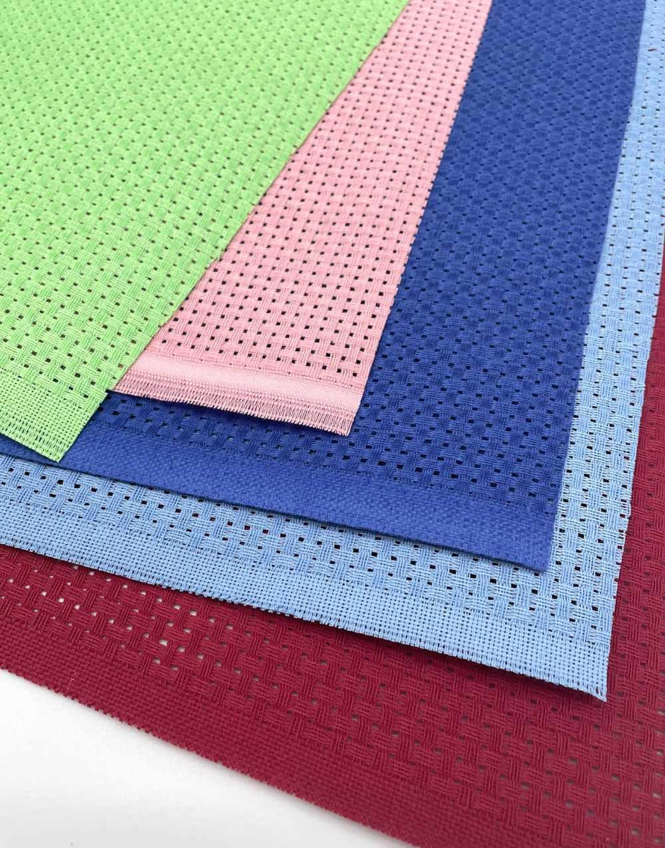 Coloured Binca, Sold by the Half Metre – Clothkits