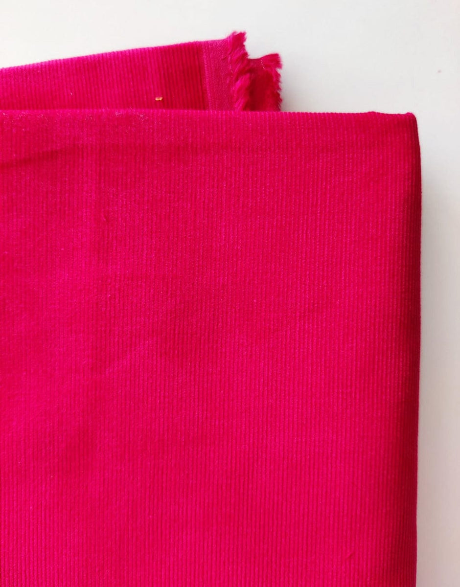Scarlet 21 Wale Cotton Needlecord Fabric – Clothkits