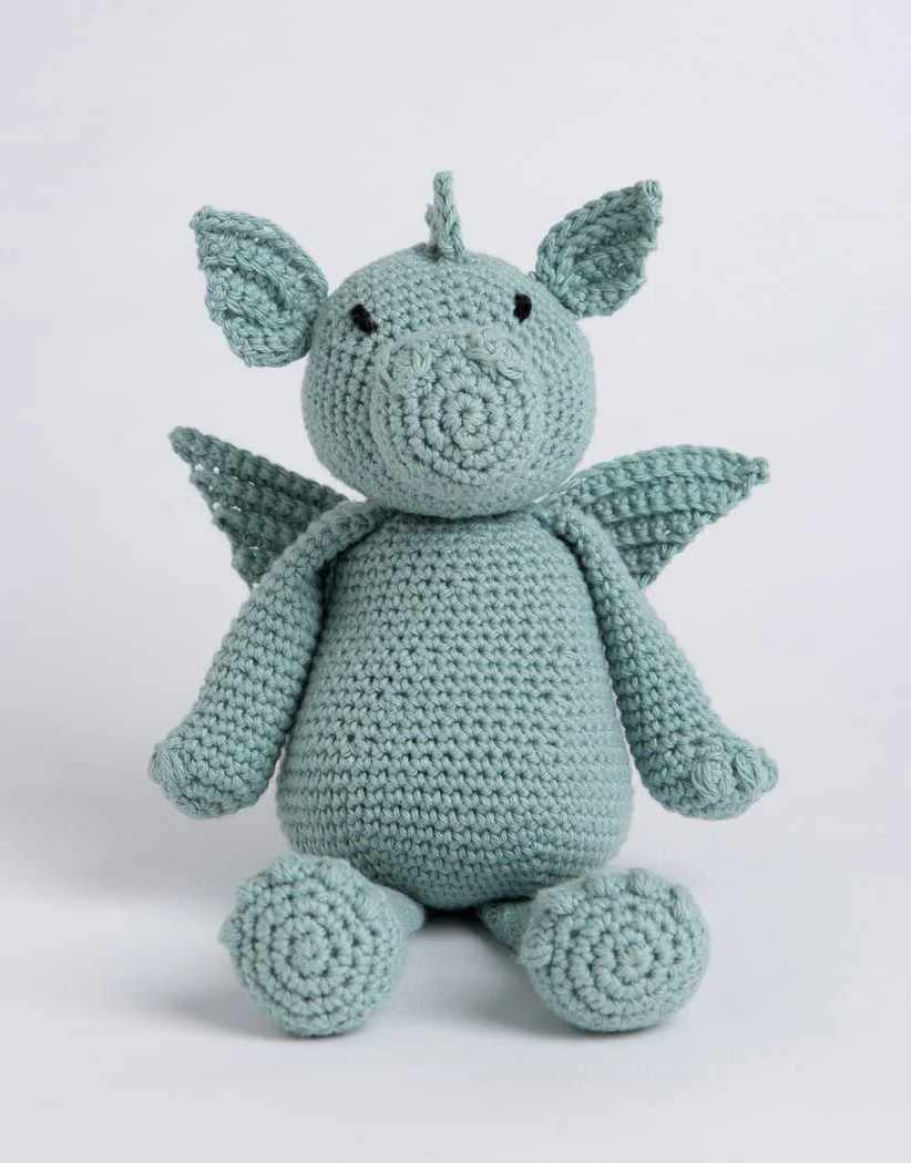 Dom The Dragon Crochet Kit, Wool Couture – Clothkits