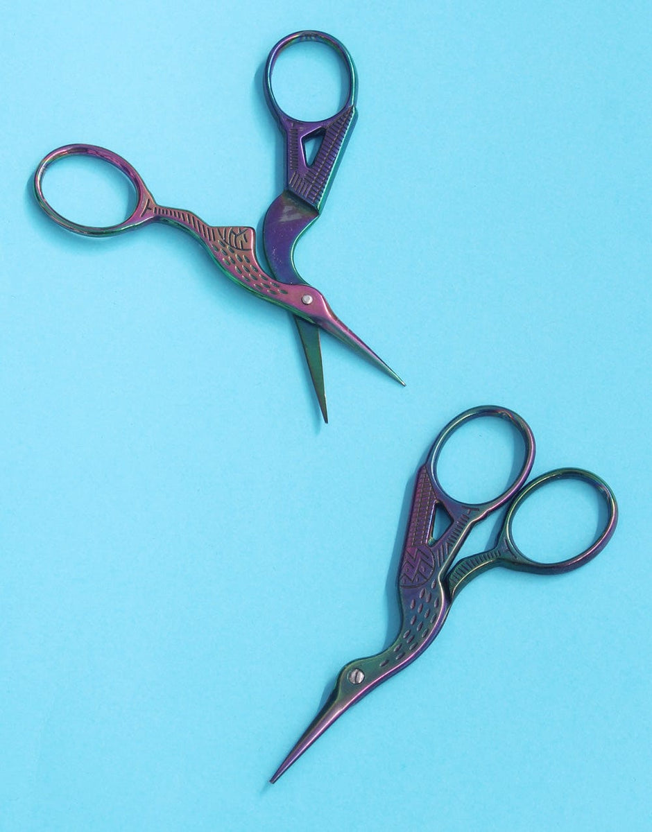 Bird / Stork Embroidery Scissors – Clothkits