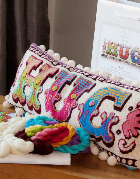 Hug, Emily Peacock Counted Cross Stitch Kit – Clothkits