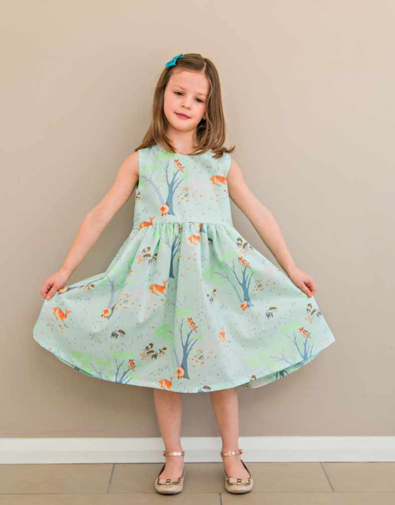 Amelie Girl's Dress Sewing Pattern, Emporia Patterns – Clothkits